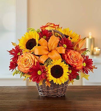 Fields of Europe Fall Basket | Kansas City (MO) Same-Day Flower ...